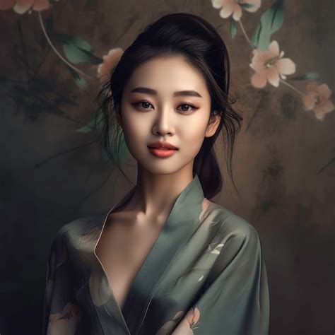 Premium Ai Image Beautiful Young Asian Woman With Natural Beauty And