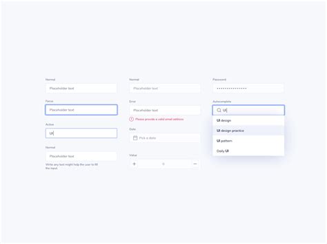 Day 1043 • Input Styles Ui Design Behance