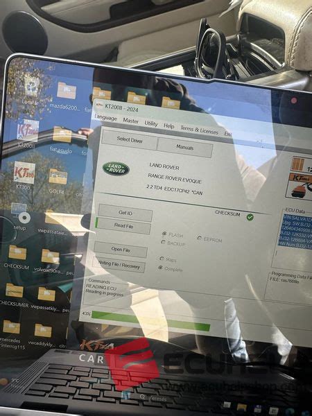 KT II Read Write For Range Rover EDC CP Via OBD