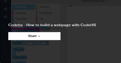 Codehs How To Build A Webpage With Codehs