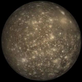 Callisto Moon Of Jupiter Surface