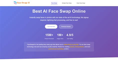 Faceswapai Fast And Realistic Ai Face Swap Online Tool Creatiai