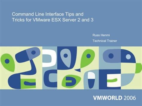 Command Line Interface Tips And Tricks For Vmware Esx Server 2