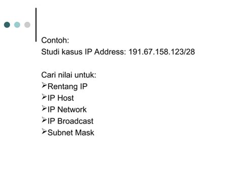 Materi Pembelajaran Ip Address Dan Subnetting Ppt