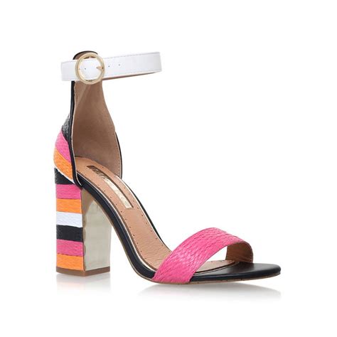 Miss Kg By Kurt Geiger Ebony Multi Coloured Sandals Endource