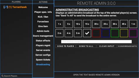 Remote Admin SCP Secret Laboratory Public Beta Official Wiki