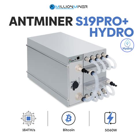 Bitmain Antminer S19 Pro Hydro 184 Ths Millionminer