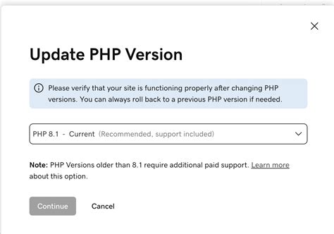 How To Fix The “php Version Mismatch” Error When Updating Wordpress Css Stars
