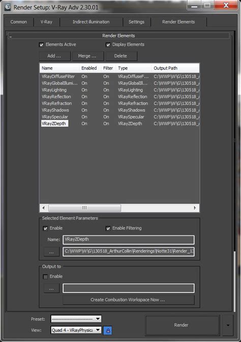 Mcarchitetture Render Elements Per Il Post Processing