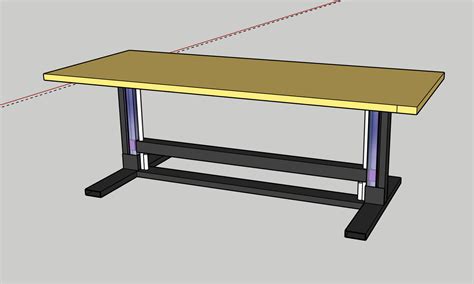 Structural Engineering Lifting A Table Using Linear Rails And Linear Actuators Engineering