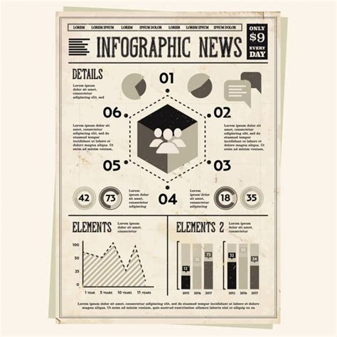 인포 그래픽 요소 설정 무료 벡터