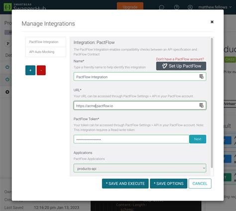 Swaggerhub Integration Pactflow Documentation