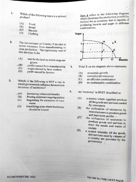 Economics 2022 Paper 1 Pdf