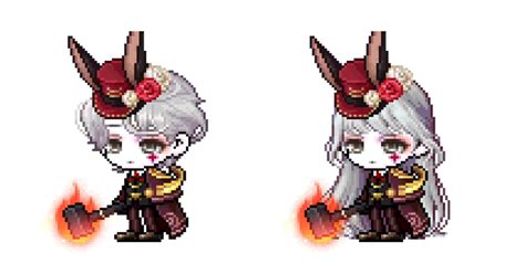 메이플스토리 인벤 플로트헤어 커믹염 커플코디 메이플스토리 인벤 코디 염색 갤러리