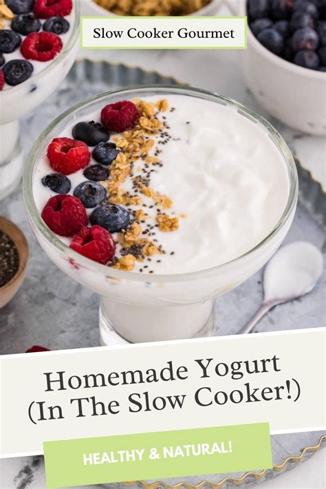 Homemade Yogurt In The Slow Cooker Slow Cooker Gourmet