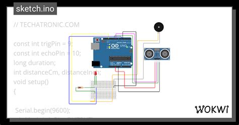 Blind Stick Copy Wokwi Esp32 Stm32 Arduino Simulator