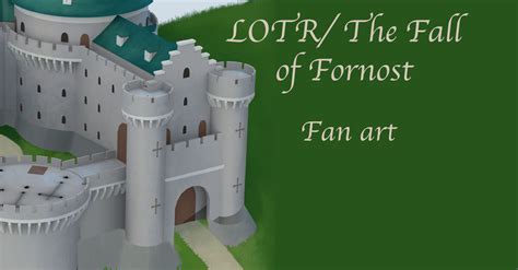 Sergio Botero The Lord Of The Rings Fan Art The Fall Of Fornost