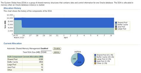 oracle automatic shared memory management asmm