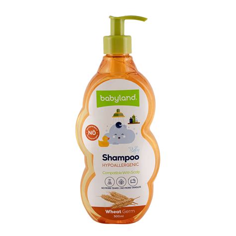 شامپو بچه بی بی لند حاوی پروتئین جوانه گندم حجم 500 میلی لیتر