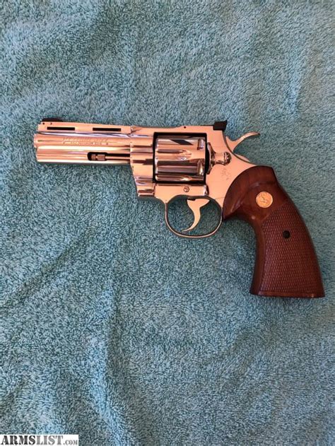ARMSLIST For Sale Colt Python Nickel Inch Barrel