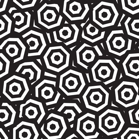 Black And White Geometric Abstract Background Seamless Pattern Vector Illustration 2763265