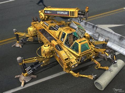 Walking Crane By Russ Schwenkler R Imaginarytechnology