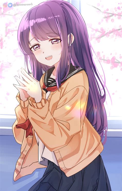 Kubo Nagisa Kubo San Wa Mob Wo Yurusanai Drawn By Knowname Danbooru