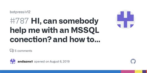 Hi Can Somebody Help Me With An Mssql Conection And How To Implement