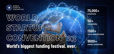 World Startup Convention 2023 Ready To Host The Worlds Biggest Startup Funding Festival At The