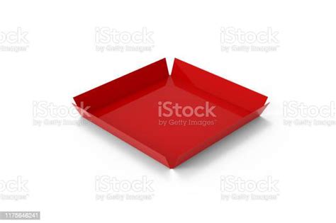 패스트 푸드를위한 빈 일회용 사각형 종이 접시 고립 된 흰색 배경에 템플릿을 조롱 3d 그림 0명에 대한 스톡 사진 및 기타 이미지 Istock