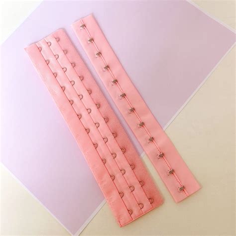 Pink Hook And Eye Corset Closures Sizes Available To Close The Corset To Close The Bustier