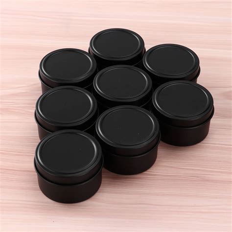 8 라이트 캔들 주석 항아리 작은 원형 금속 철 캔 Diy 캔들 왁스 뚜껑 파티 캔디 티 홀더 보관 상자저장용 병 And 병 Aliexpress