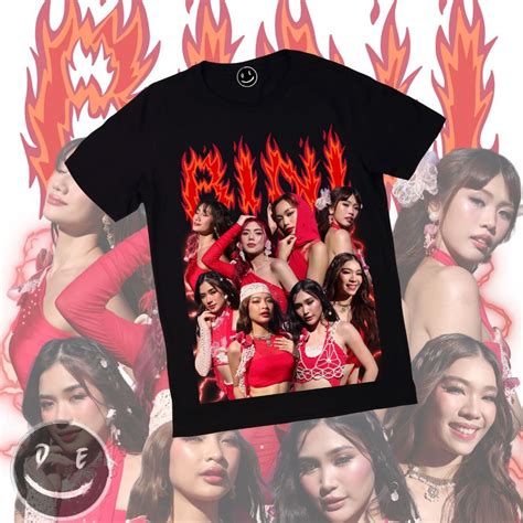 Bini Shirt Ver 4 All Members Bini P Pop Group Fan Made Bini Shirt