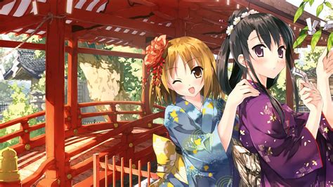 Anime Kimono Kantoku Original Characters Traditional Clothing