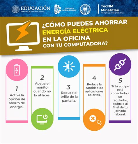 ¿cÓmo Puedes Ahorrar EnergÍa ElÉctrica En La Oficina Tecnm
