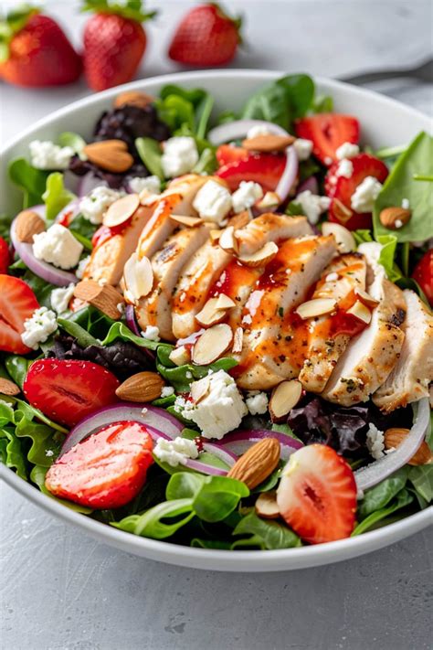 Strawberry Chicken Salad Insanely Good