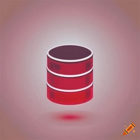 Red Database Icon On Craiyon