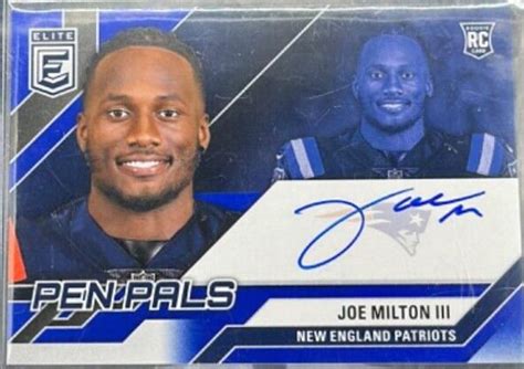 Joe Milton Iii Blue Ink Pal Jmi Prices 2024 Panini Donruss Elite