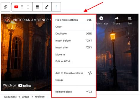 How To Use The WordPress YouTube Embed Block