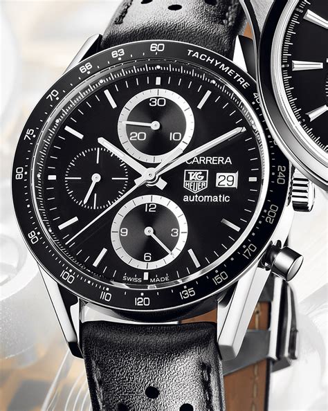 Tag Heuer Carrera Automatic Chronograph Tachymeter Watch Pictures