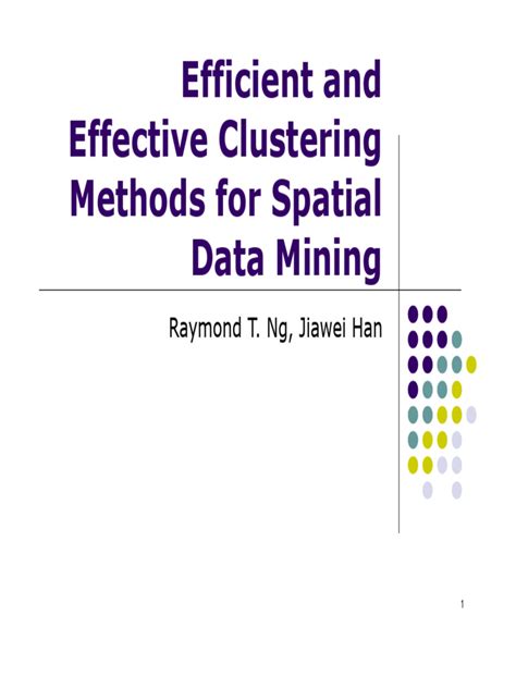 Clarans Clustering Pdf Cluster Analysis Algorithms