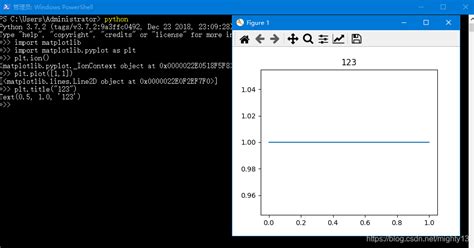 Matplotlib之pyplot模块——交互式绘图模式管理（ion、ioff、isinteractive）matplotlib