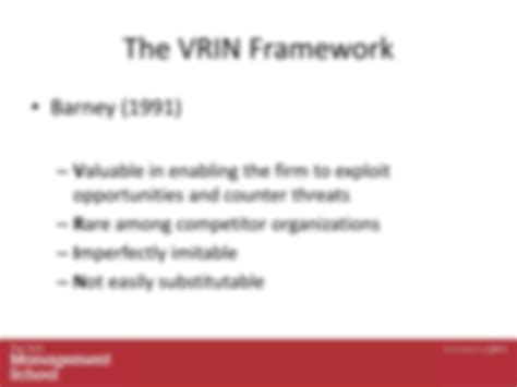 Solution 02 The Vrin Framework Additonal Material Studypool