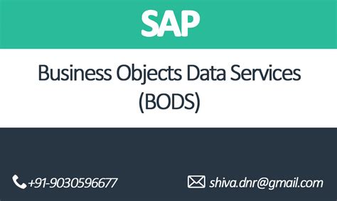 Sap Business Objects Data Servicesbods Video Tutorials