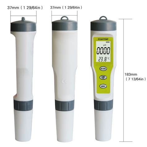 Ez9902 3 In 1 Waterproof Pen Digital Ph Ec Temp Meter Ph Meter Ph