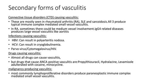 Vasculitis Syndromes In Rheumatologypptx