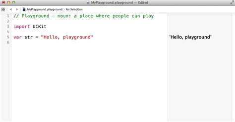 Create A Playground Area For Swift Programming Tutorial