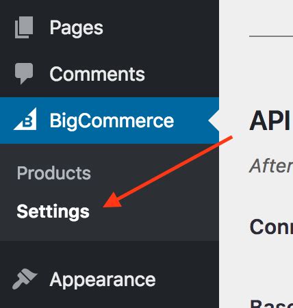 Plugin Settings BigCommerce Dev Center