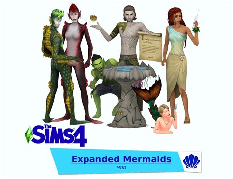 Expanded Mermaids Mod 20 Spinningplumbobs Sims 4 Expansions Sims
