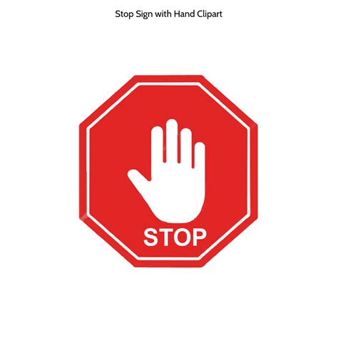 Free Stop Sign Vector Clipart Png Svg To Edit Online